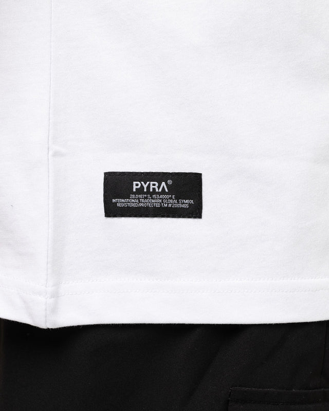 TECHNICAL LOGO TEE WHITE / BLACK – PYRA ELEMENTS